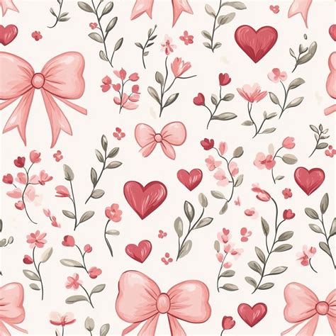 Valentines Day Seamless Digital Pattern For Crafting And Design Projects Abstract Pattern Etsy