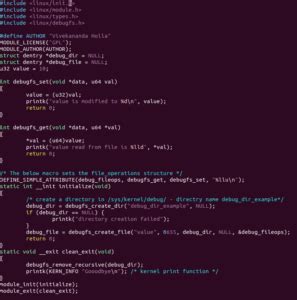Linux Kernel Adding Debugfs Support To A Linux Kernel Module Hitch Hiker S Guide To Learning