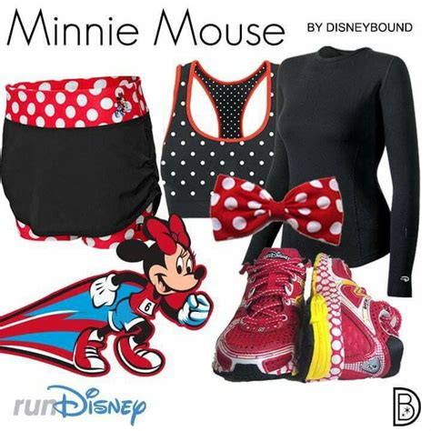 Minnie Disneybound Athletic Rundisney Disney Bound Outfits Run