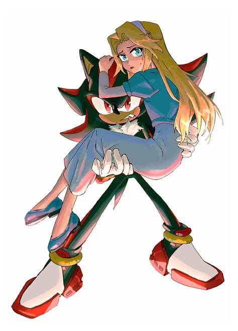 Shadow The Hedgehog And Maria Robotnik Sonic Drawn By Chaodaycare Danbooru