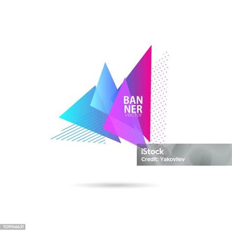 추상적인 그래픽 삼각형 모양입니다 템플릿 배너 엽서 포스터 다채로운 기하학적 다각형 그림 절연 최신 유행 현대 디자인 배경입니다 0명에 대한 스톡 벡터 아트 및 기타 이미지