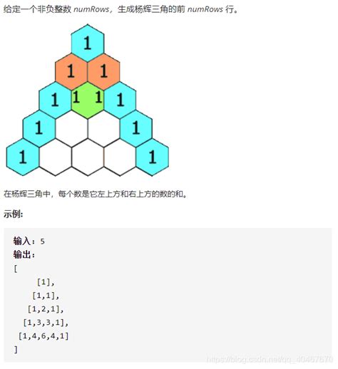 力扣 118题 杨辉三角形（c）c L18 三角形数列 Csdn博客