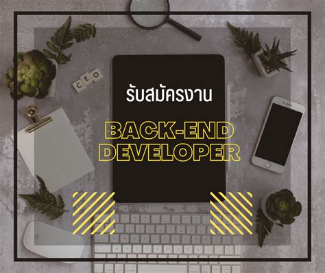 สาขาระบบสารสนเทศทางธุรกิจ คณะวิทยาการจัดการ รับสมัครงาน Back End