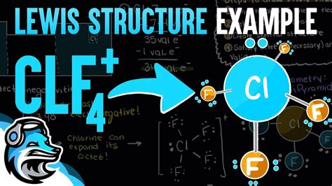 Lewis Structure Of Clf4 Lewis Structures Example Youtube