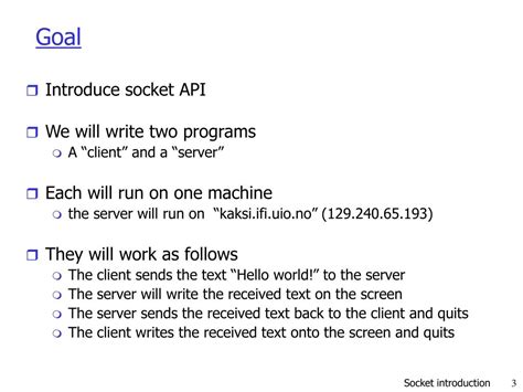 Ppt Introduction To Berkeley Sockets Powerpoint Presentation Free