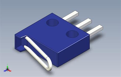 超微型快动微动开关 Step 模型图纸免费下载 懒石网