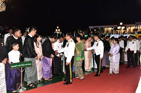 ၇၈ နှစ်မြောက် တပ်မတော်နေ့အထိမ်းအမှတ် ဂုဏ်ပြုညစာစားပွဲ အခမ်းအနားကျင်းပ Myawady Webportal