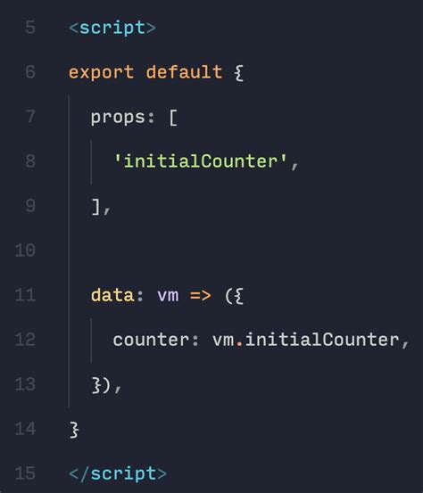 If You Dont Like The Double Indentation Of Vue Data You Can Use