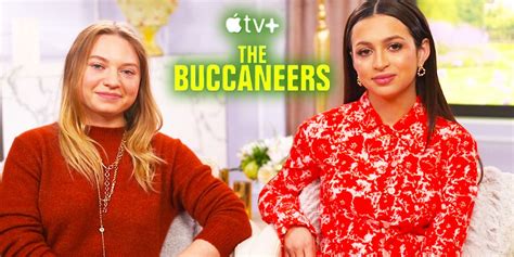 The Buccaneers Interview Josie Totah Mia Threapleton On Mabel And Honoria S Romance
