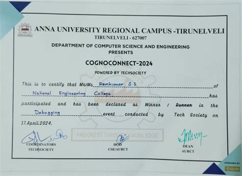 Ram Kumar S S On Linkedin Achievement Debugging Coding