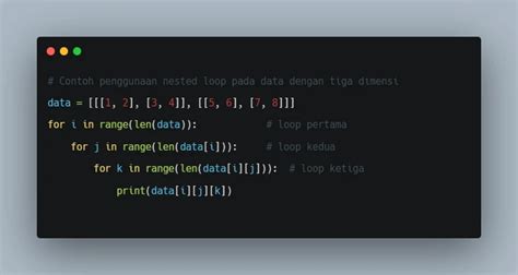 Belajar Python 41 Nested Loop — Minarsih Tech