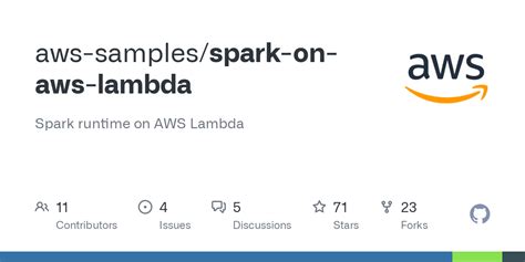 GitHub Aws Samples Spark On Aws Lambda Spark Runtime On AWS Lambda