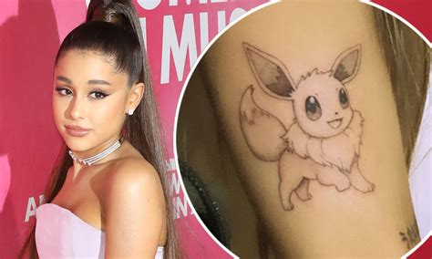 Ariana Grande Neck Tattoo Say