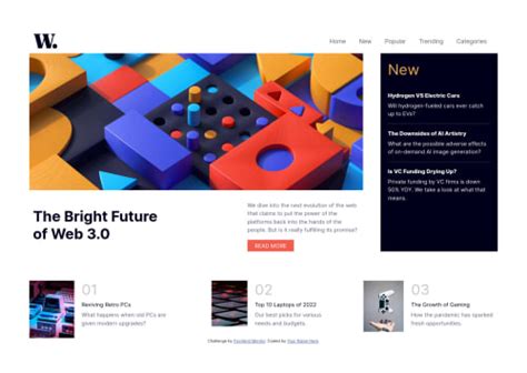 Frontend Mentor Bootstrap Framework Coding Challenge Solution