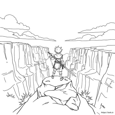 Gambar Mewarnai Killua