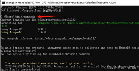 Mongdb60安装后bin目录无mongoexe怎么只有mongodexe和mongosexe没有mongoexe Csdn博客