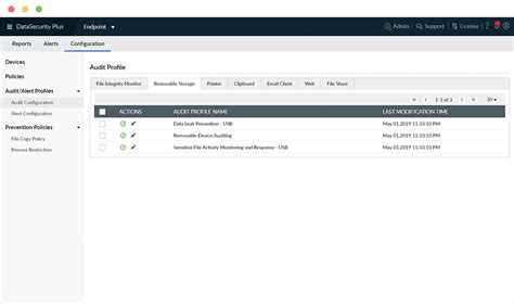 USB Activity Monitoring Software ManageEngine DataSecurity Plus