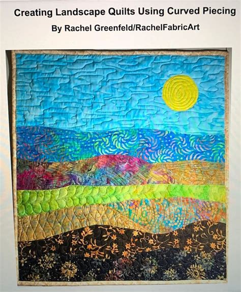 Curved Piecing Tutorial Landscape Quilt Pdf Tutorial Make Your Own Landscape Quilt Etsy