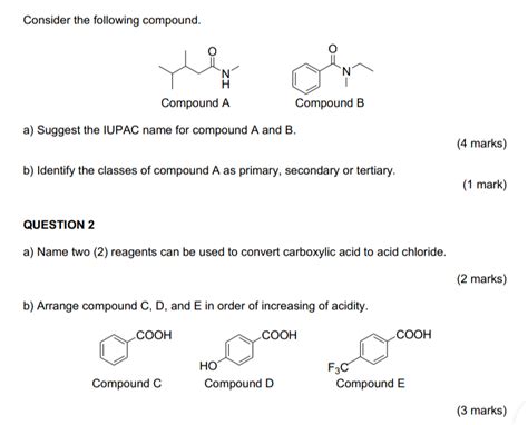 Solved Consider The Following Compound N 1 N H Compound A Chegg Com