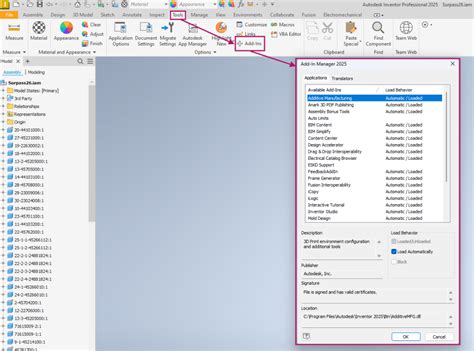 Triển Khai Một Nút Nhấn Lệnh Addin Trên Autodesk Inventor 2025 Z