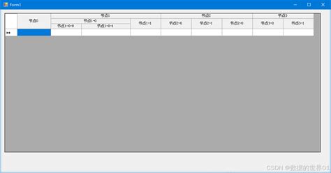 c 自定义组件实现表格的多层表头功能 csdn博客