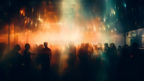 People At Music Concert Neural Network AI Generated Stock Illustration Illustration Of