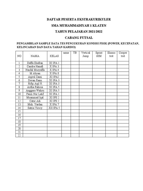 Form Pengambilan Data Penelitian Pdf