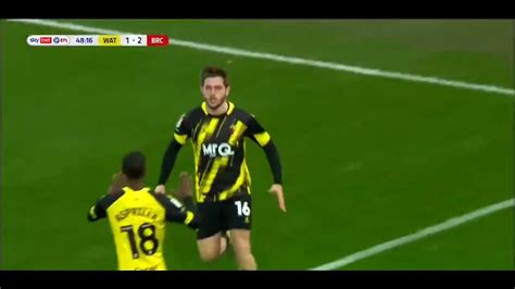 მოედანზე გამოსვლიდან 3 წუთში ჩაკვეტაძის პირველი გოლი უოტფორდის რიგებში Youtube