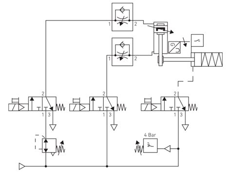 Pneumatic Circuit Diagram A B A B Diagram Genie Wiring Dia