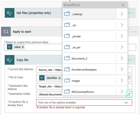 Copy Files Between Sharepoint Libraries Power Automate
