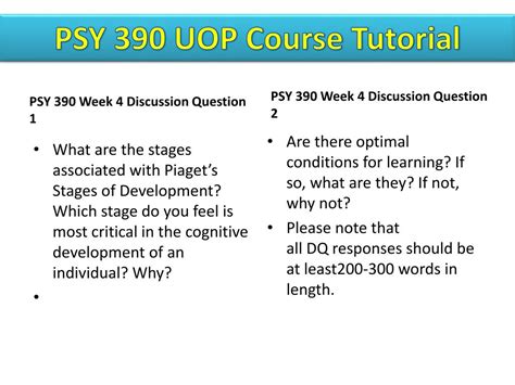 PPT PSY 390 UOP Course Tutorial Tutorialrank PowerPoint Presentation ID 7169541
