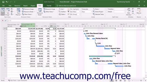 Earned Value Report Template