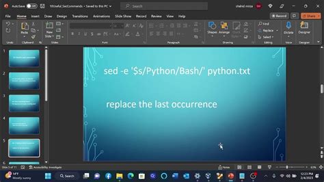 10 Useful Sed Streamline Text Editor Commands Youtube