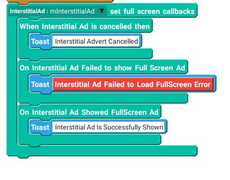 Admob Interstitial Ads