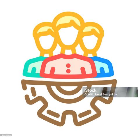 인력 계획 사업 프로세스 색상 아이콘 벡터 일러스트 레이 션 계획에 대한 스톡 벡터 아트 및 기타 이미지 계획 공연 금융 Istock