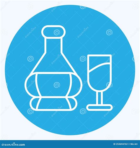 Icône Adapté Au Symbole éducatif Style Yeux Bleus Conception Simple Modifiable Vecteur