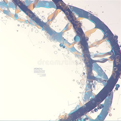Abstract Depiction Of Genetic Data Transfer Flow Stock Illustration Illustration Of Transfer