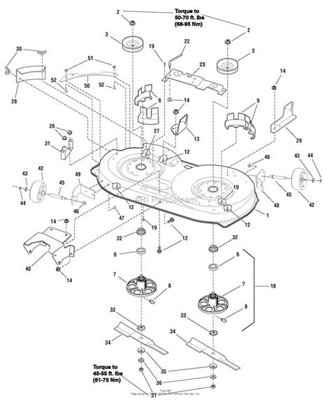 Murray Mower Deck Diagram