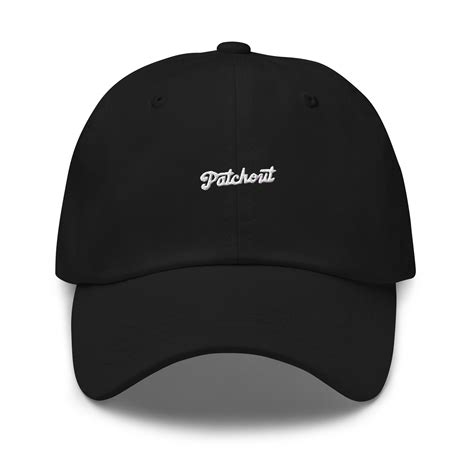 Cursive Dad Hat Patch Out