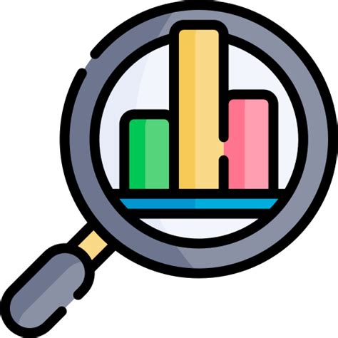 Analysis Kawaii Lineal Color Icon