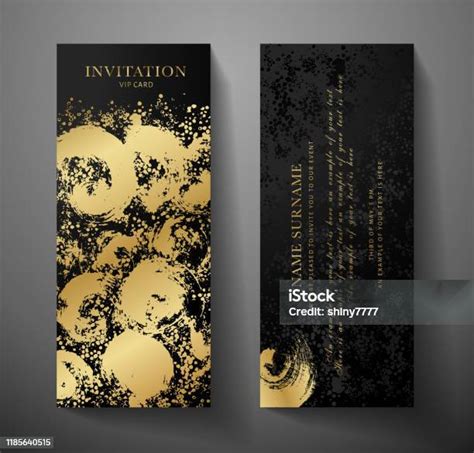 골드 추상 적 질감 검은 질감 배경 고급스러운 Vip 초대 템플릿 전단지에 대한 스톡 벡터 아트 및 기타 이미지 전단지 호텔 호화로움 Istock