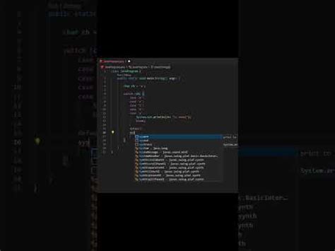 Java Program To Check An Alphabet Is Vowel Or Consonant Using Switch