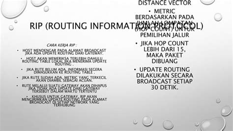 Routing Protocol Ppt
