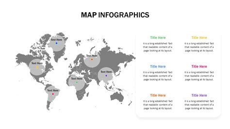 World Map Presentation Slide SlideKit