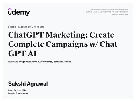 Sakshi Agrawal On Linkedin Udemy Course Completion Certificate