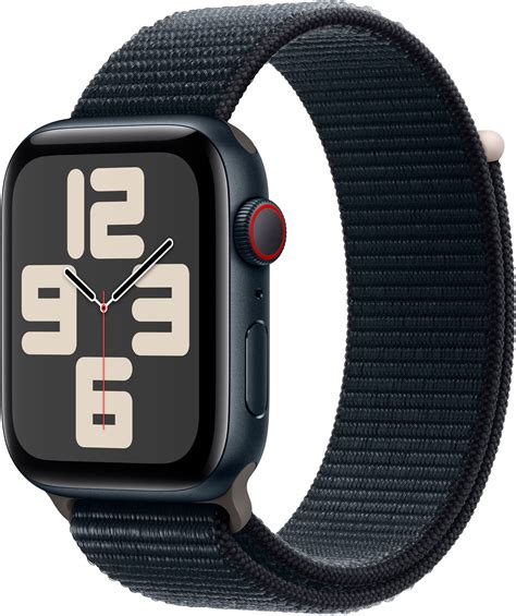 Best Buy: Apple Watch SE 2nd Generation (GPS + Cellular) 44mm Midnight ...