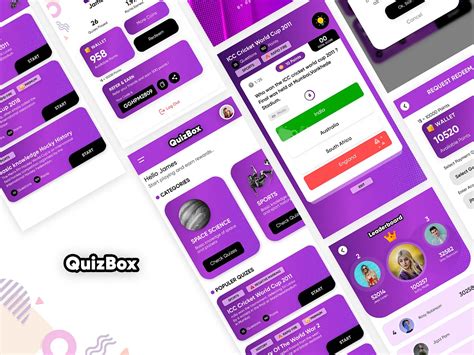 Quiz App Ui Designs Themes Templates And Downloadable Graphic Elements On Dribbble