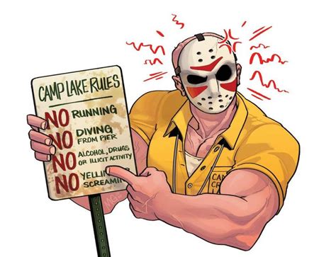 Camp Counselor Jason By Megsyv On Deviantart Horror Movies Funny