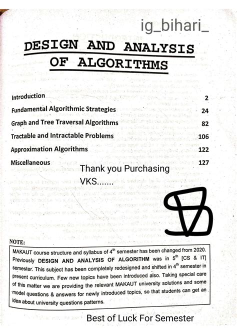 SOLUTION Desingof Algorithm Cse23 Vks Studypool