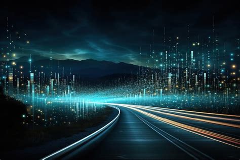 premium photo artificial intelligence digital binary code abstract background technology